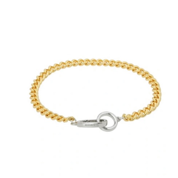 All Saints | Jewelry | All Saints Twotone Carabiner Flex Chain Bracelet ...